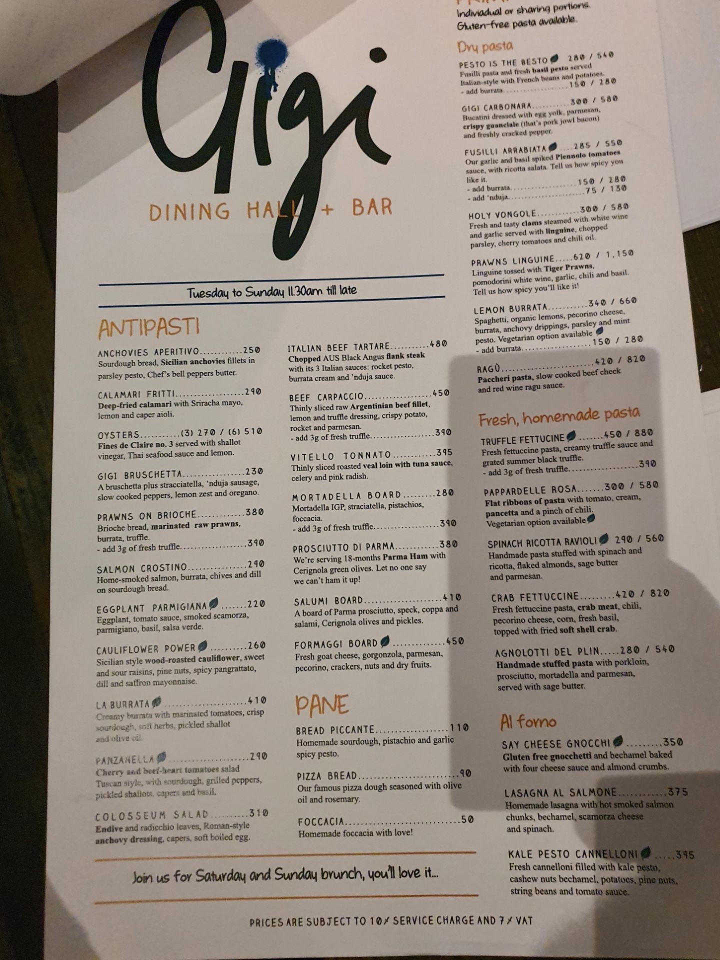 รูป Gigi - Dining Hall & Bar - Wongnai