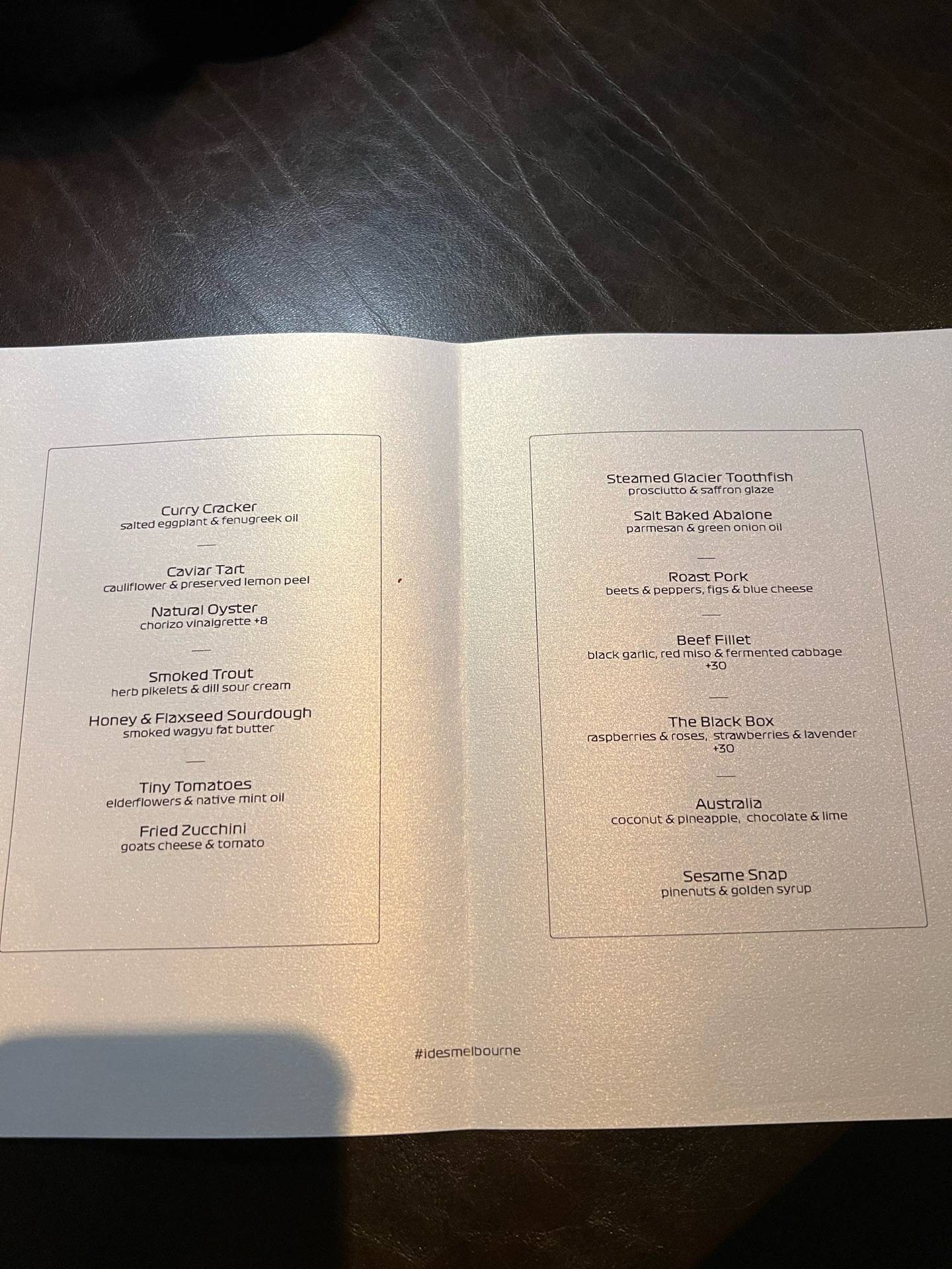 รีวิว IDES Melbourne - Modern Australian degustation menu for $190pp ...