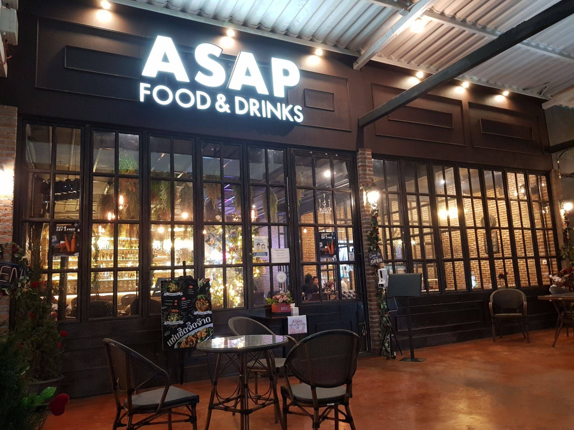 รีวิว ASAP Food & Drinks - ร้านอาหารกึ่งผับ อาหารอร่อยบรรยากาศดี