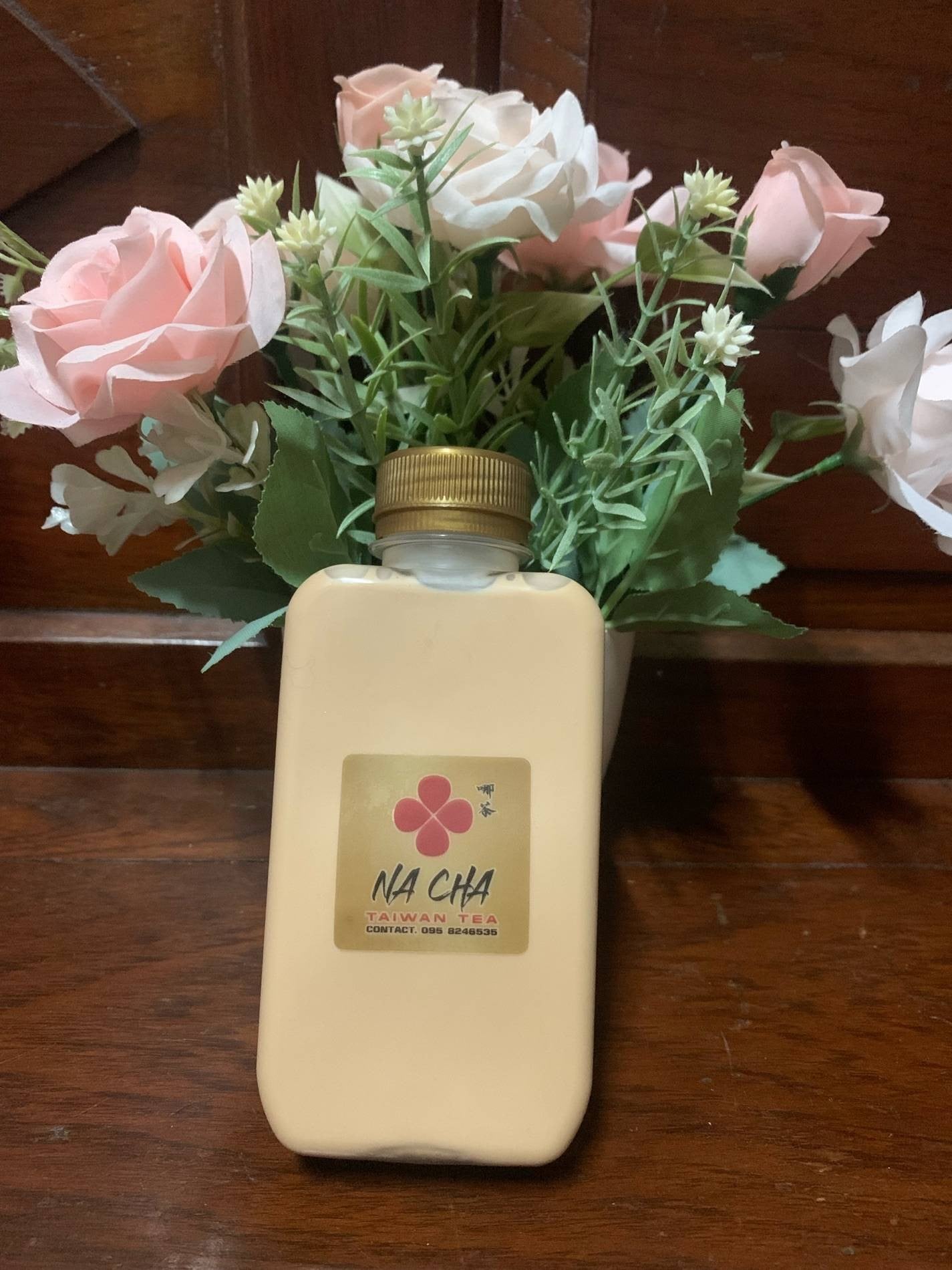 ชานมไต้หวัน แบบขวด ขนาด 180ml. (ใหญ่) • image ร้าน Na CHA TAIWAN TEA วง ...