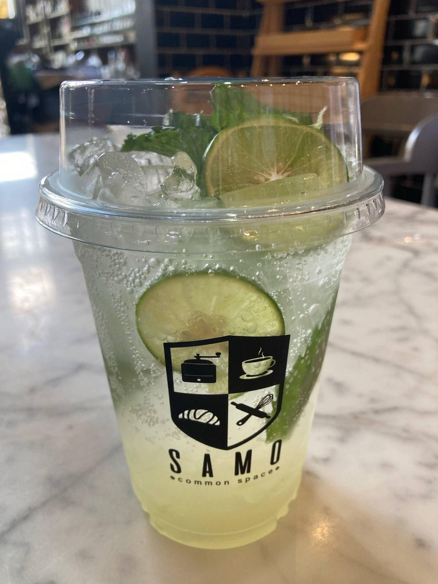 fresh mojito ร้าน SAMO coffee bar