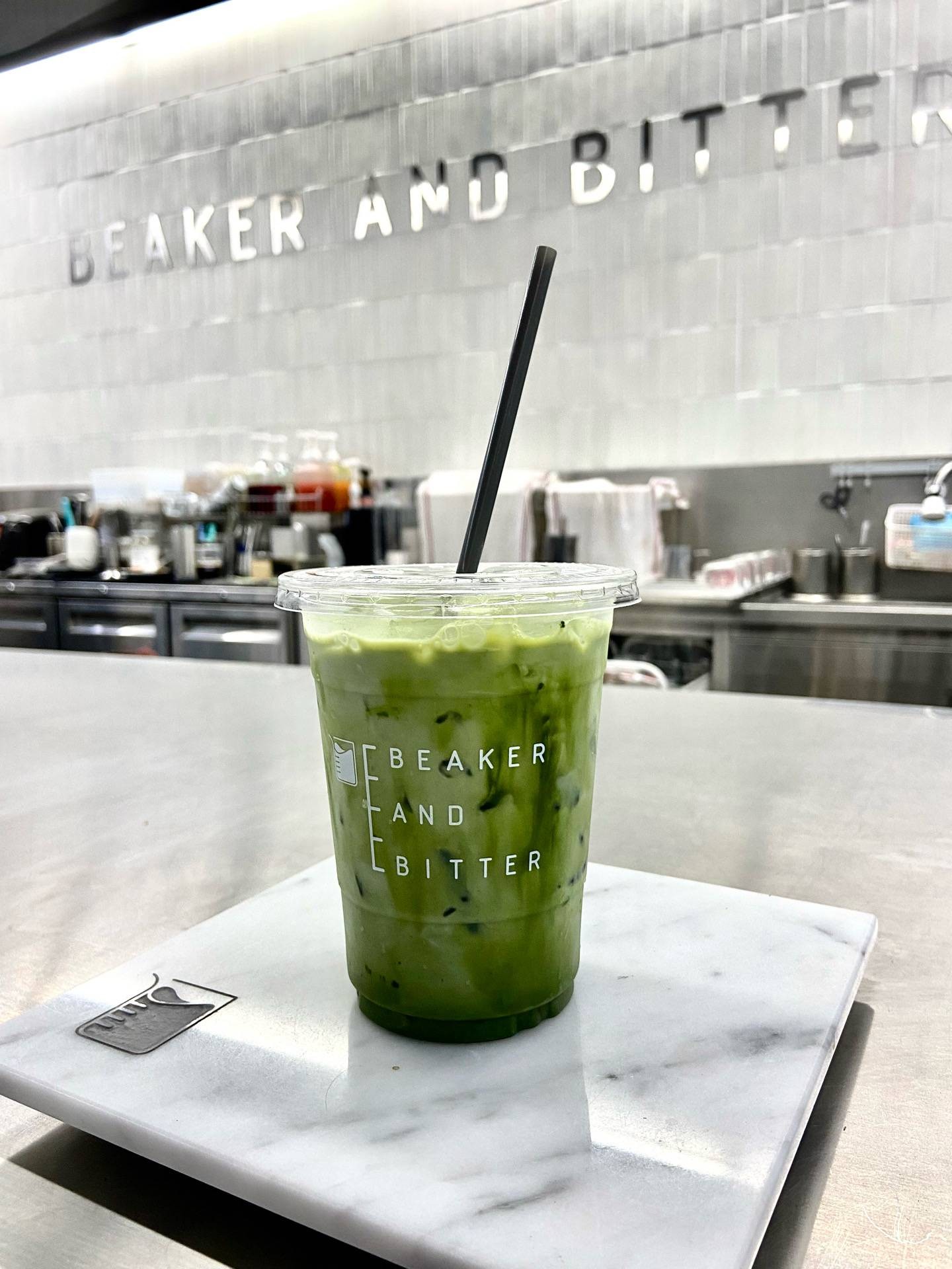 Matcha latte • Matcha latte ร้าน BEAKER AND BITTER พหลโยธินซอย8 (สายลม1 ...