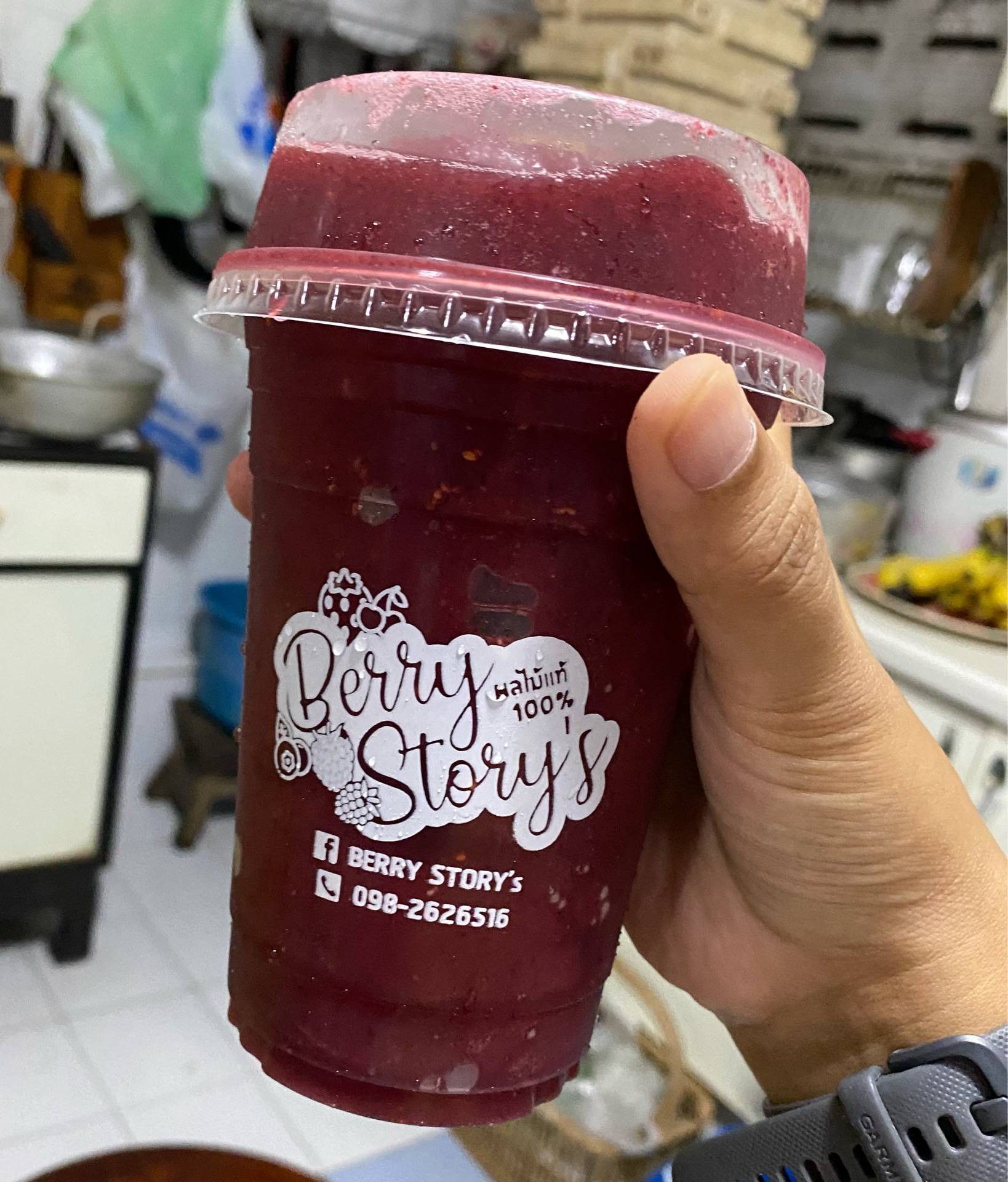 รีวิว น้ำผลไม้ปั่น ชา โกโก้ กาแฟ - Berry Story’s - น้ำสมูตตี้รสชาต ...