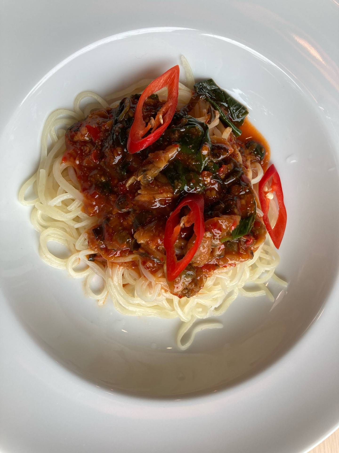 สปาเกตตีผัดหอยลาย ร้าน The Tony Cafe (เดอะ โทนี่ คาเฟ่) - Wongnai