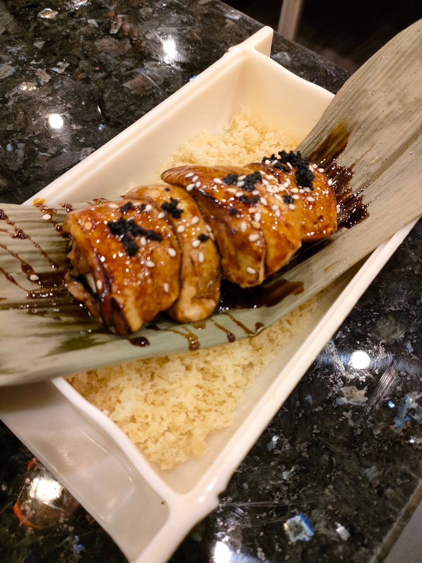 Foie Gras Bamboo Roll ร้าน Tenjo Sushi & Yakiniku Premium Buffet ...