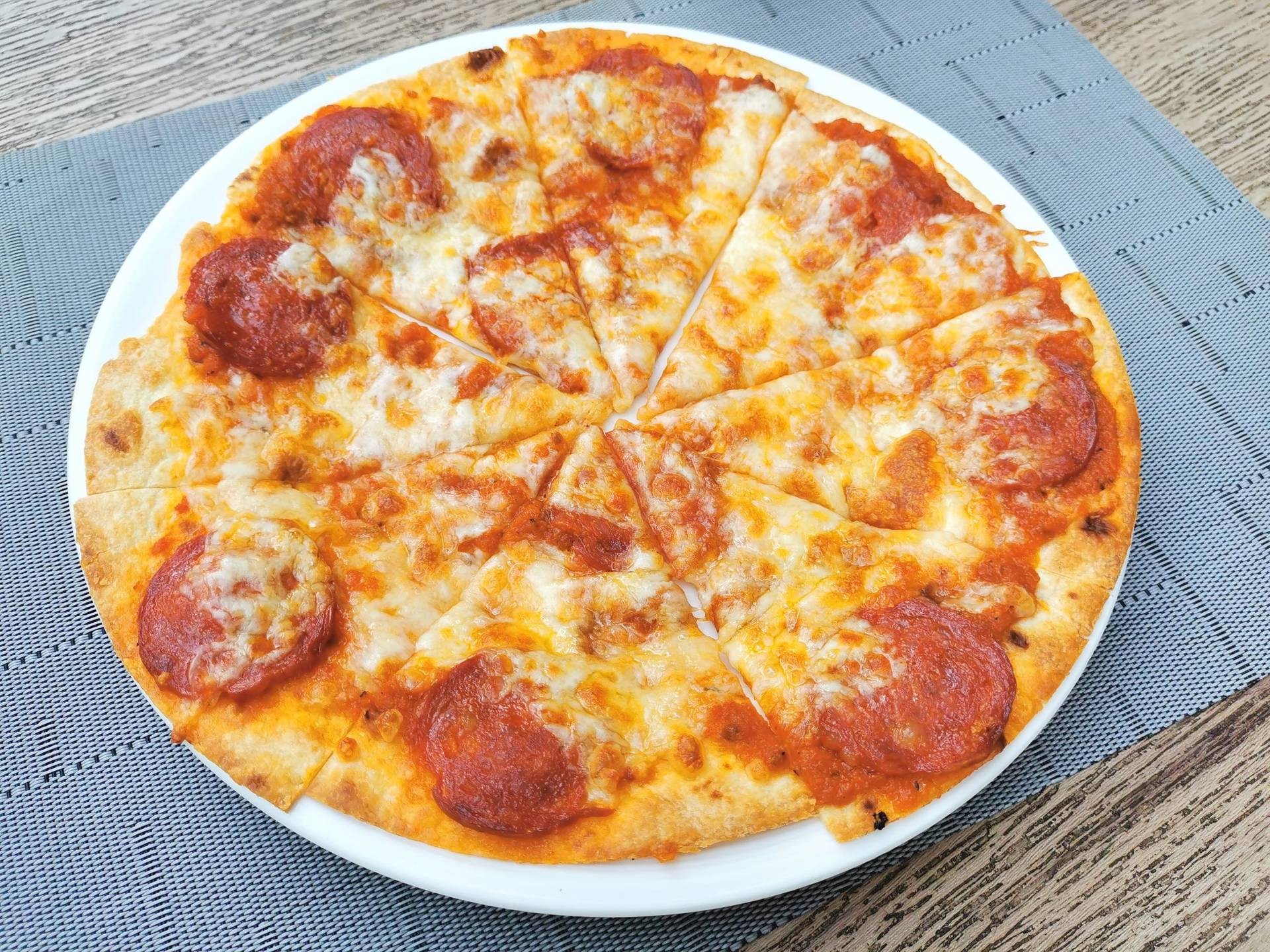 Pepperoni Pizza ร้าน 4K Cafe - Wongnai