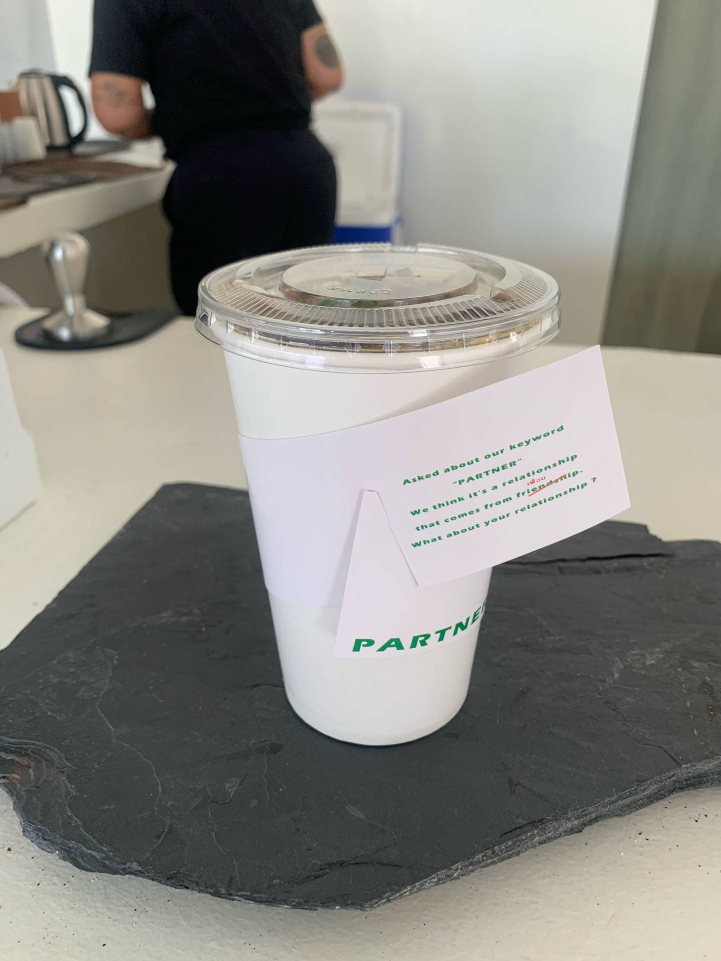 รีวิว PARTNER.cafe - สั่งอเมริกาโน่เย็น เอาคั่วกลางถึงอ่อน เพราะไม่ชอบ ...