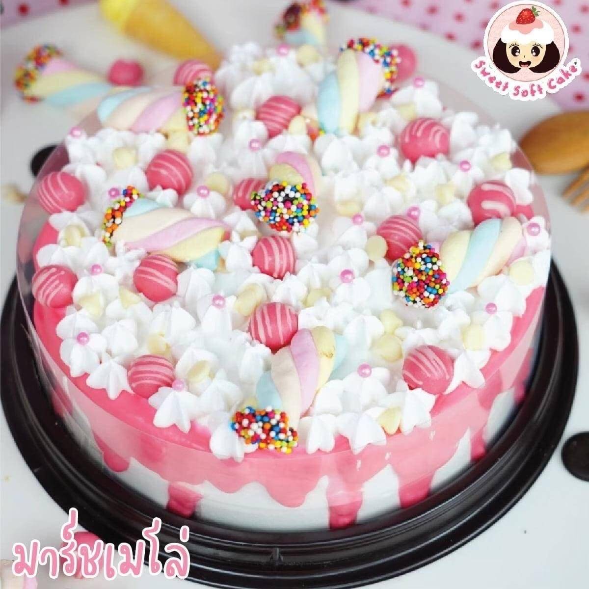 เค้กมาร์ชเมโล่ 1 ปอนด์ • image ร้าน เค้กสวีทซอฟต์ (Sweet Soft Cake ...