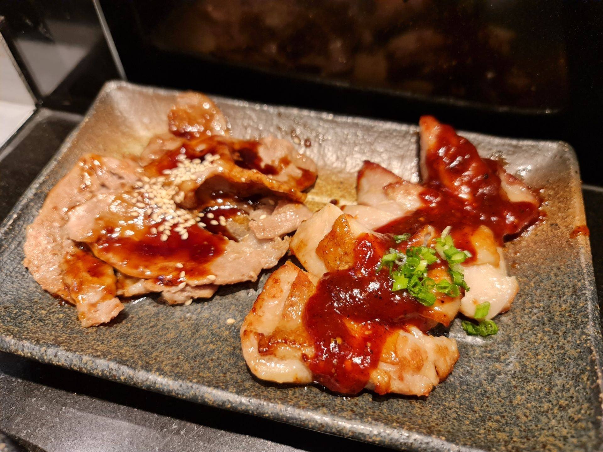 Yakiniku Duo Mix Buta Tori Set ร้าน Miyazaki Japanese Teppan Dining ...