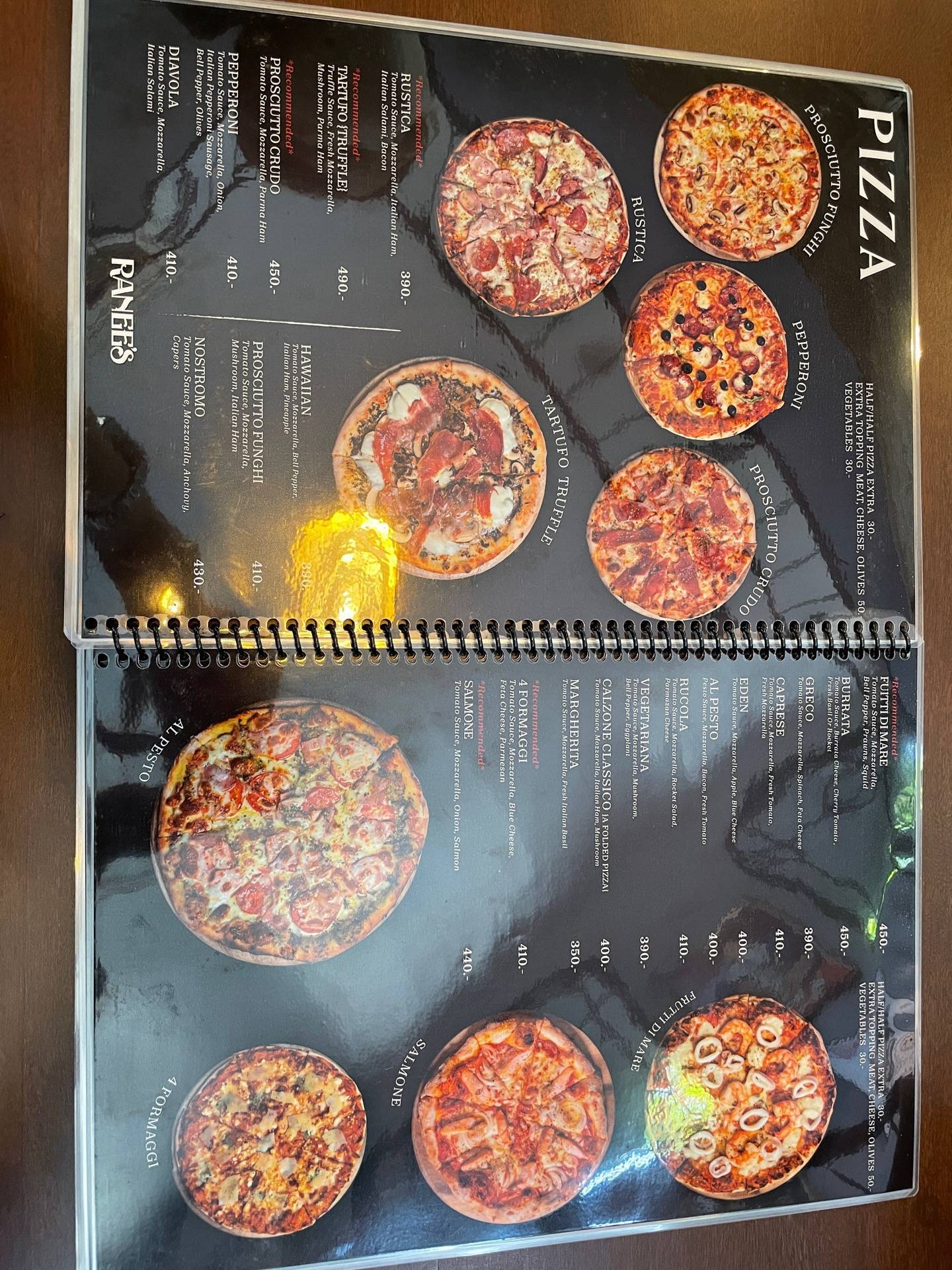 Truffle Pizza ร้าน Ranee's The Circle Ratchapruk