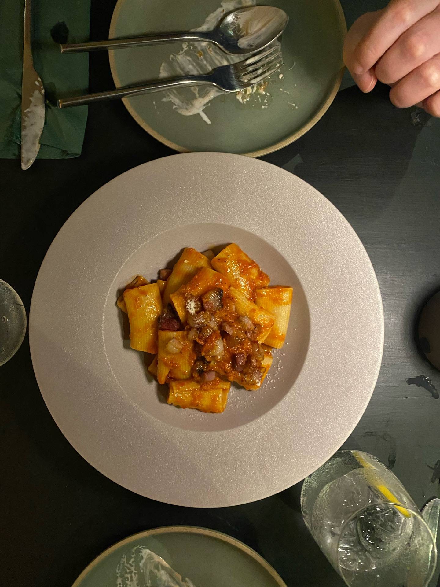 Pasta ร้าน FIVE OLIVES RESTAURANT เชิงทะเล