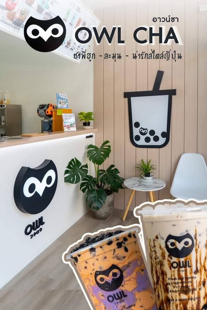 ร้าน OWL CHA พิษณุโลก (บรมไตร) | รีวิวร้านอาหาร
