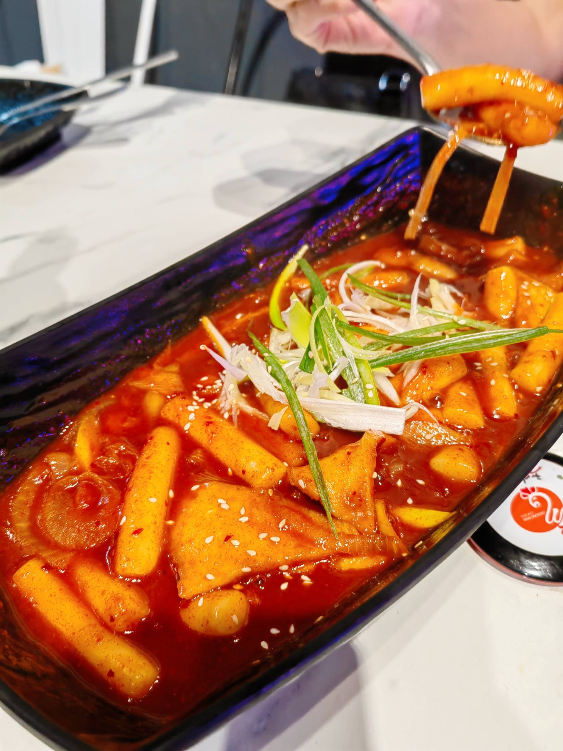 ต็อกบกกี ร้าน Choongman Chicken Bangna