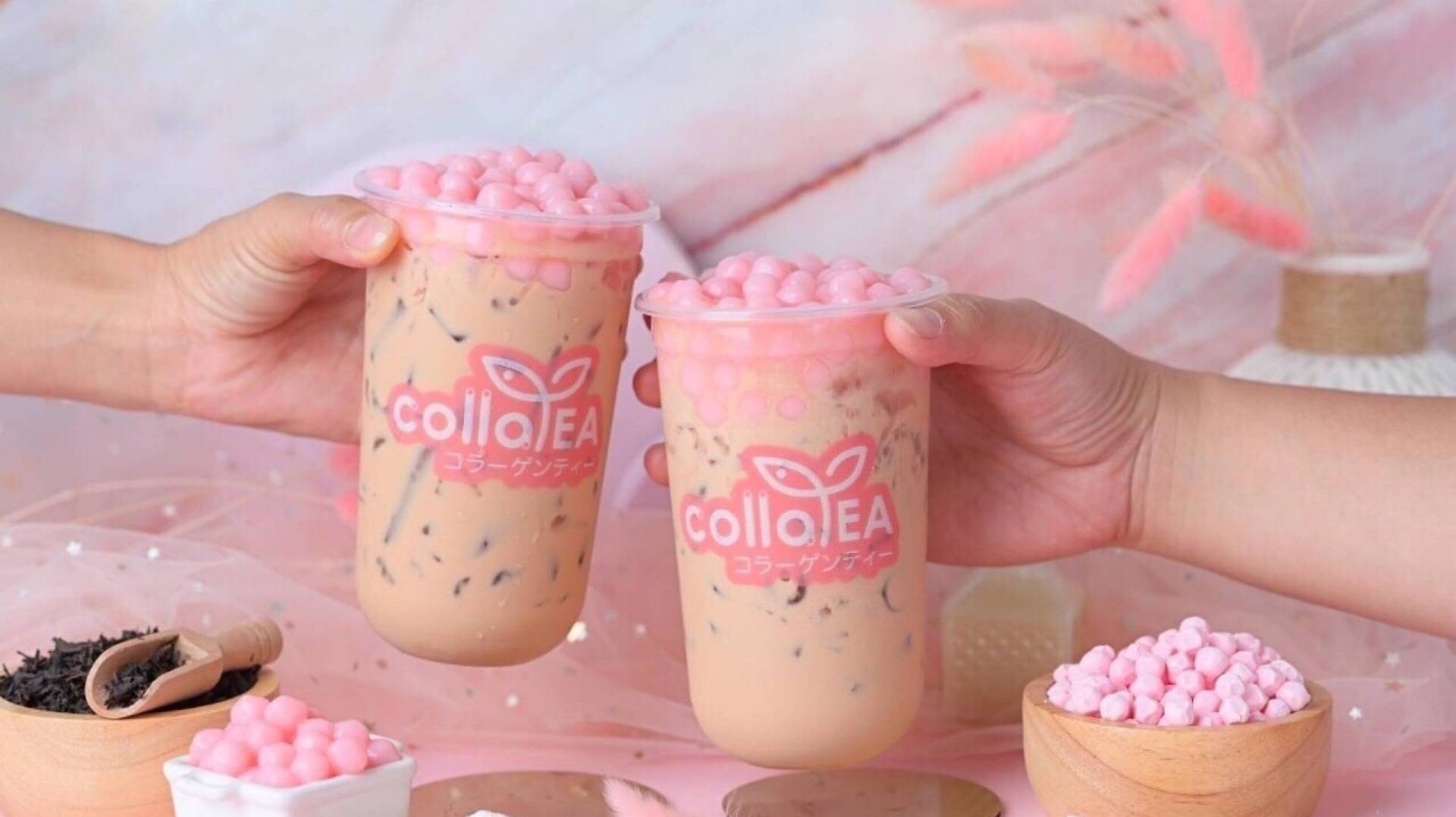 รีวิว ชานมไข่มุกผสมคลอลาเจน Colla Tea สาขาหน้า รพ.กระทุ่มแบน สมุทรสาคร - ชานมฮอกไกโด อร่อยมากๆ