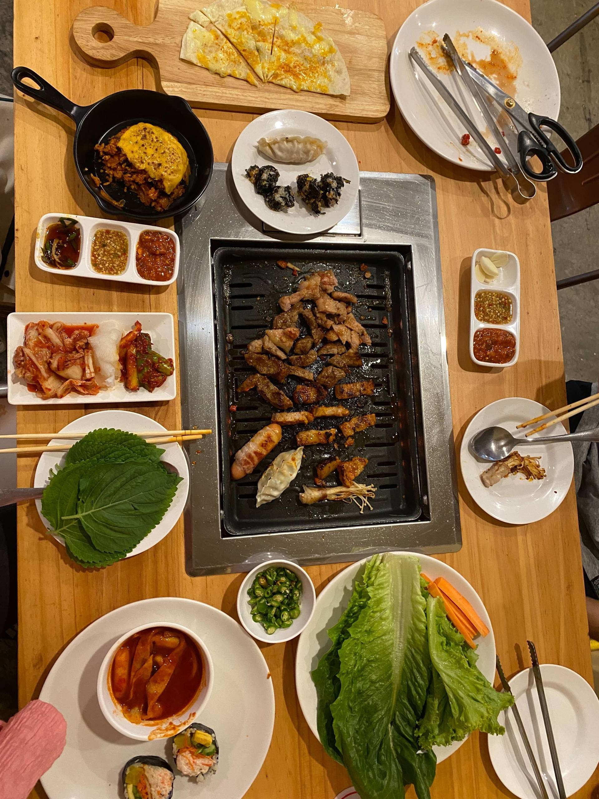 Samgyupsal Set1 • ปิ้งย่างเกาหลี ร้าน Sam Gyup Sal Bbq สาขาสรงประภา Wongnai