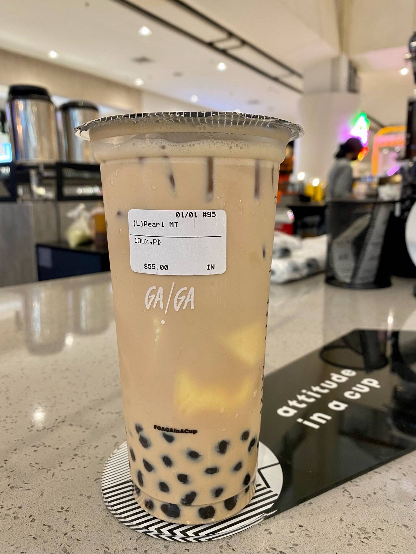 Milk Tea with GAGA Pearl ร้าน GAGA ซีคอนบางแค