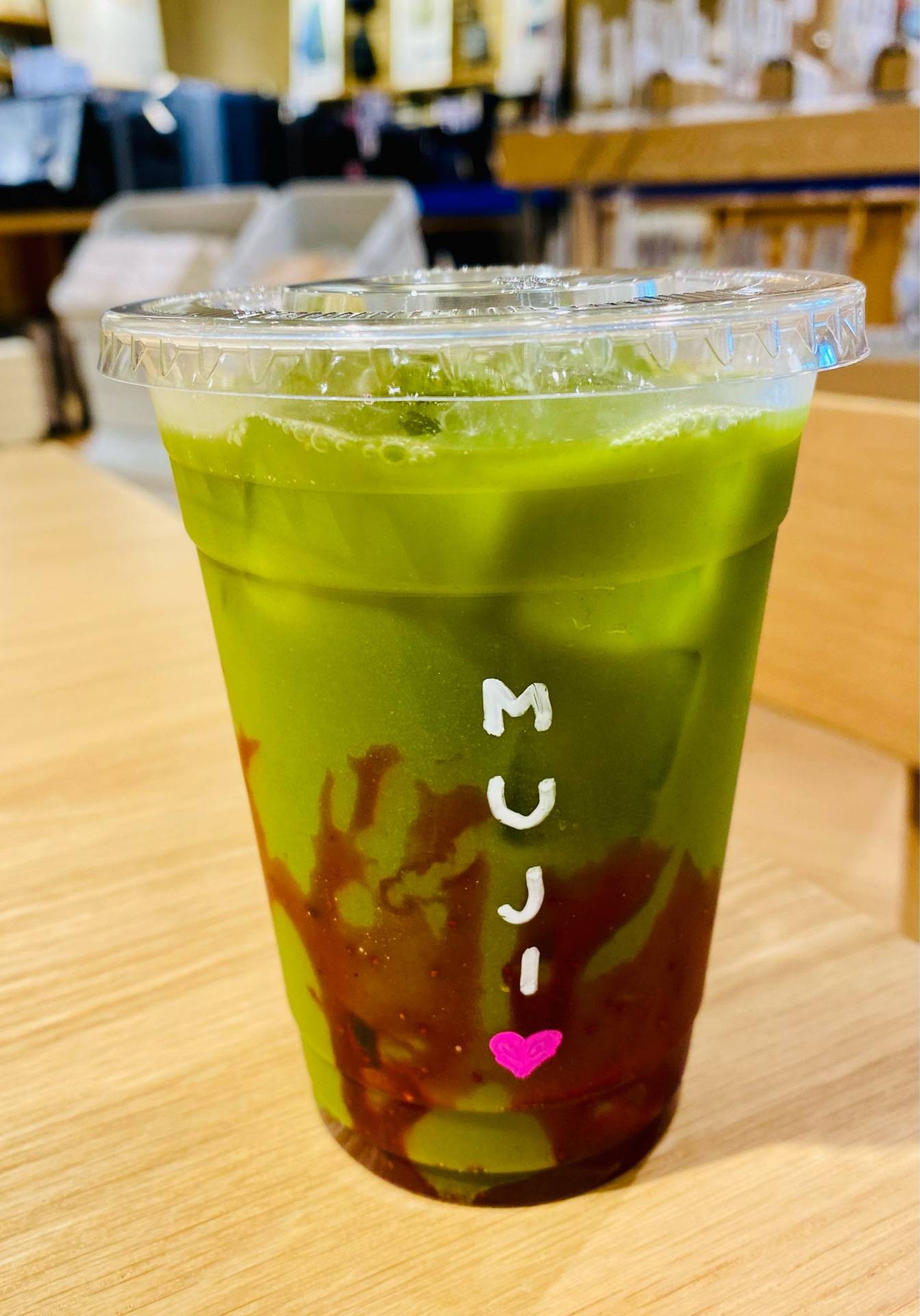 Strawberry Matcha ร้าน MUJI COFFEE CORNER Central Si Racha