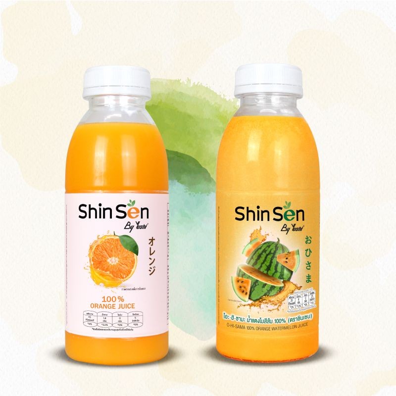คู่หูสุดคุ้ม 12x12 • image ร้าน ShinSen ชินเซน น้ำส้ม น้ำสับปะรด น้ำสมุนไพร