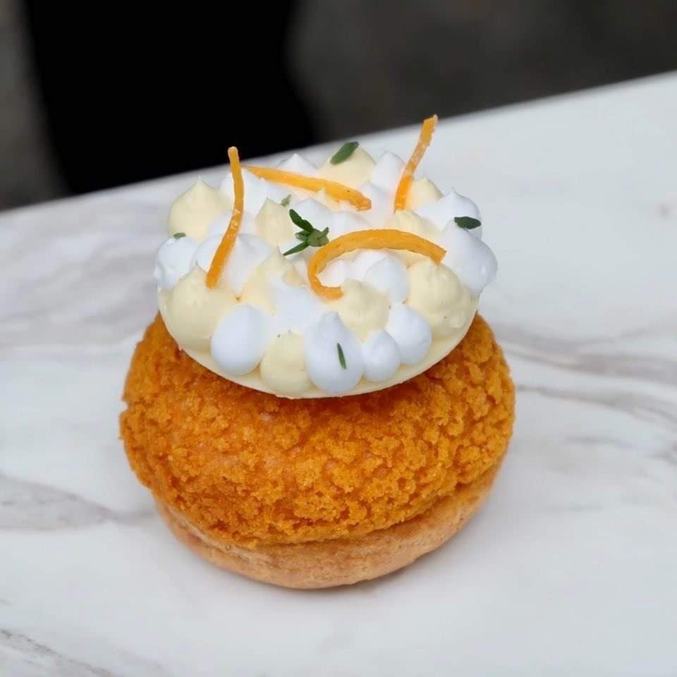 Yuzu White Choc Choux • image ร้าน Hey! Coffee Saimai Avenue - Wongnai