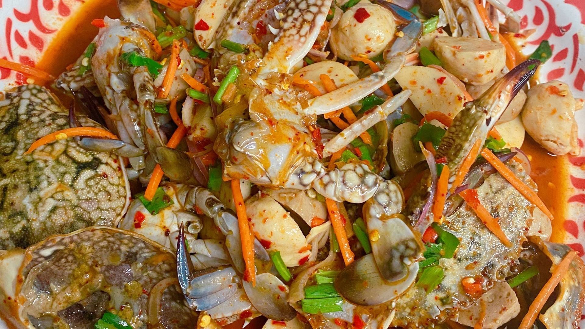 ยำปูม้าราชภัฏ - สั่งอาหารเดลิเวอรี | Wongnai x LINE MAN