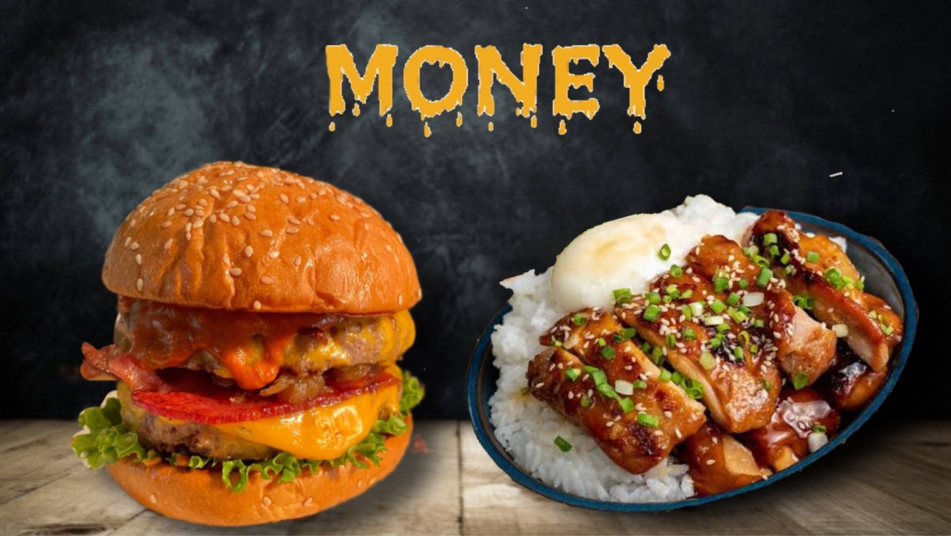 [รีวิว] ร้าน Money Burger & Teriyaki Chicken Rice | เมนูแนะนำ รูปภาพ ราคา