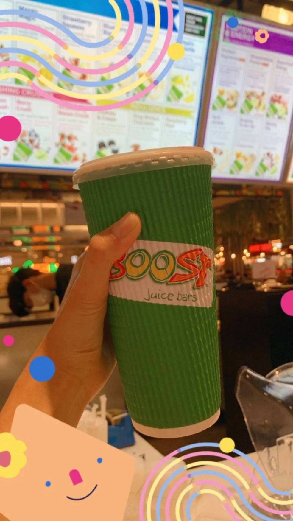 Blueberry Blast ร้าน Boost Juice Bars เดอะมอลล์ งามวงศ์วาน - Wongnai