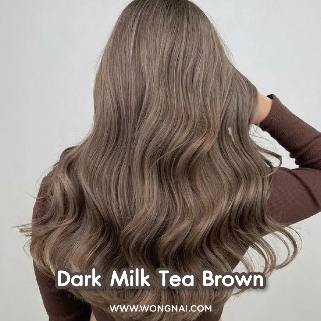 แจกไอเดีย! สีผมน้ำตาลชานม "Milk Tea Brown" สีผมขับผิวสไตล์สาวเกาหลี