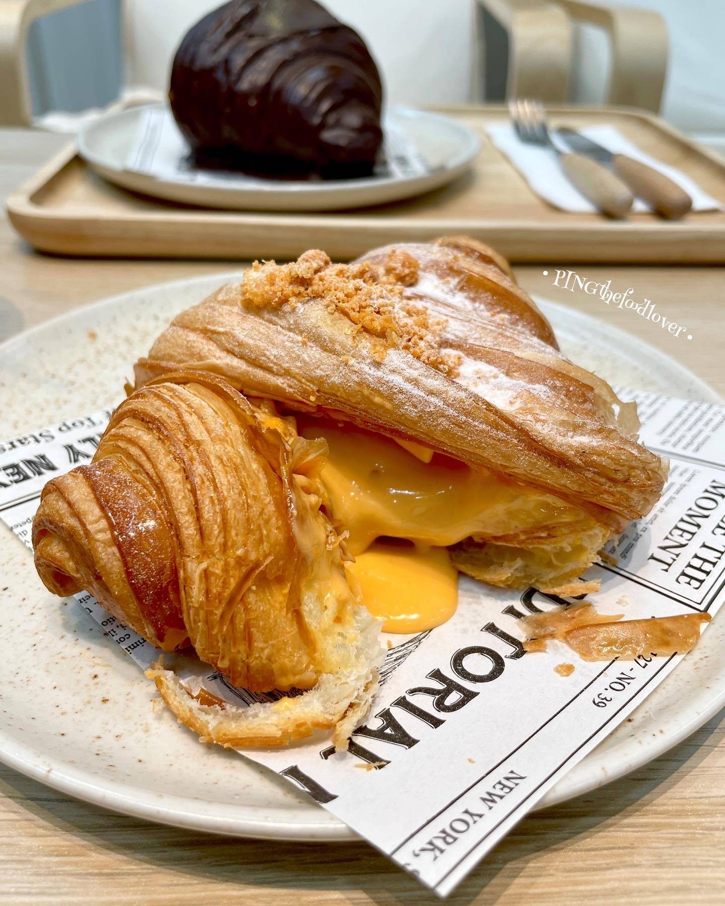รีวิว Croissant Factory Croissant Factory - ครัวซองท์อบใหม่ เนื้อกรอบฟู ...
