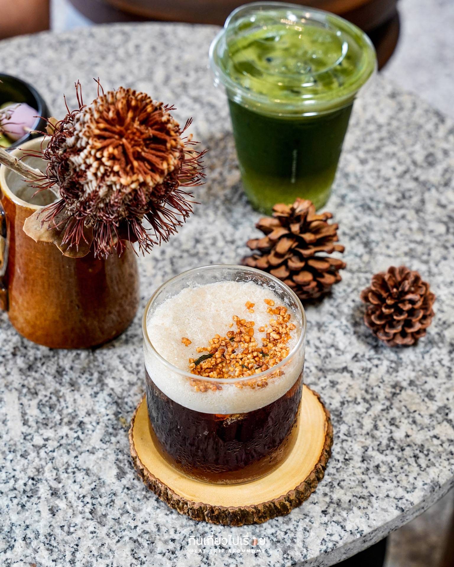 GENMAICHA ร้าน AYATANA.cafe บางแสน