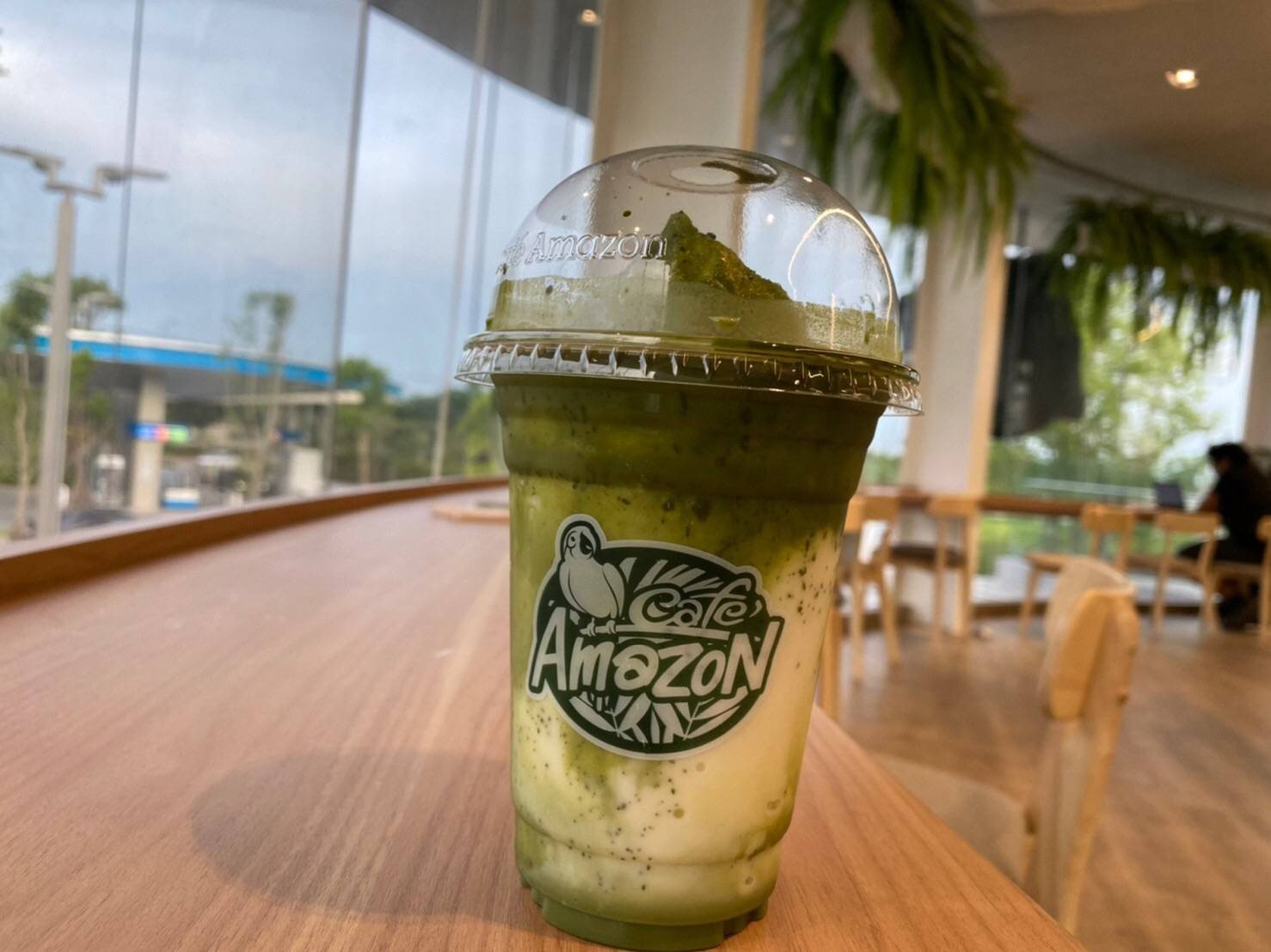 Matcha Coconut Milk Frappe ร้าน Café Amazon - CC4225 สน.พุทธมณฑลสาย 3 ...