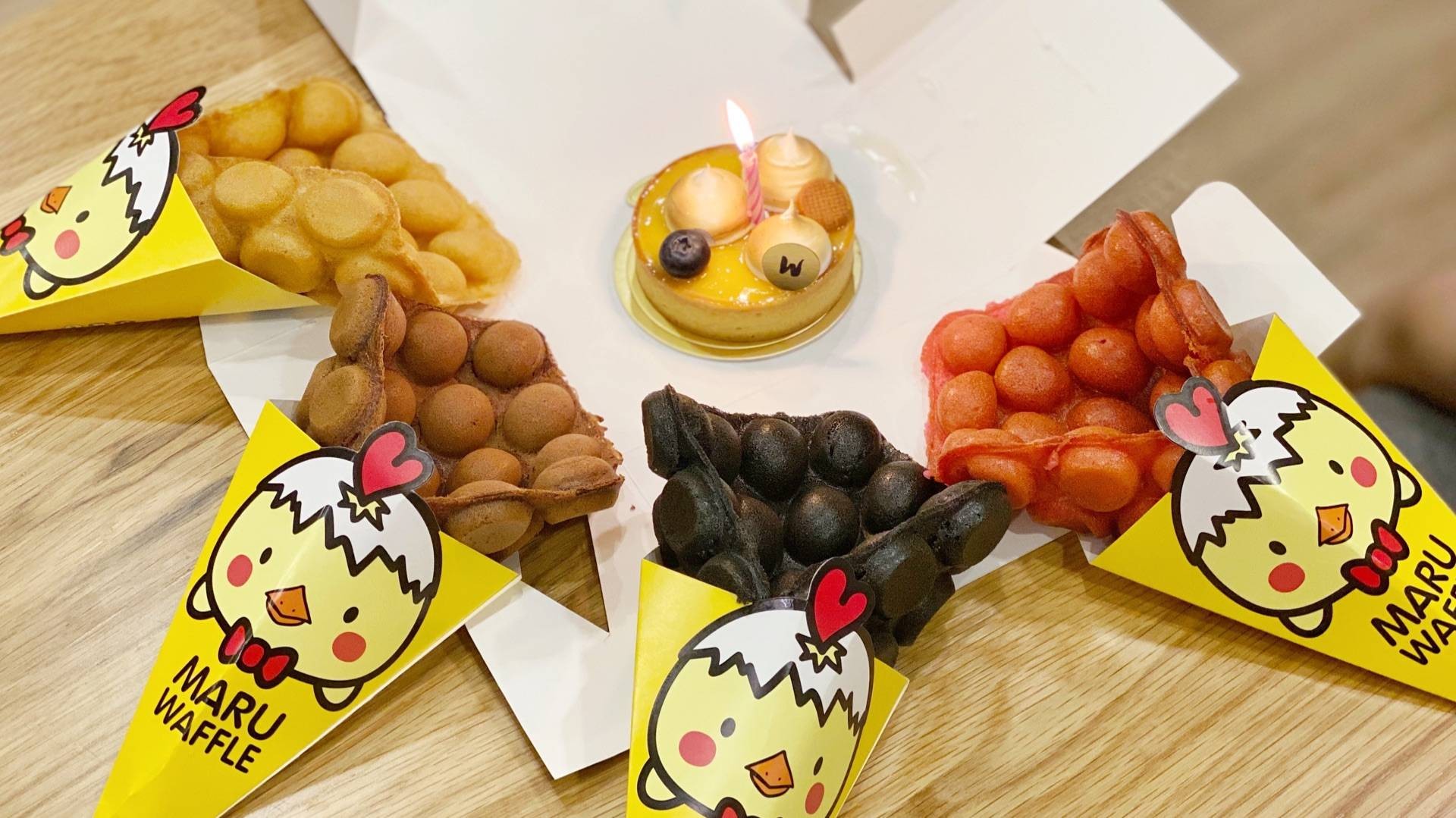 Maru Waffle วาฟเฟิลฮ่องกง ตลาดนกฮูก1-เลี่ยงเมืองนนท์ - สั่งอาหารเดลิเวอ ...