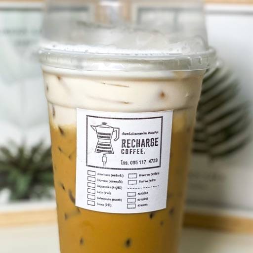 ร้าน RECHARGE COFFEE เดอะคลัสเตอร์วิิลล์ 3 | รีวิวร้านอาหาร
