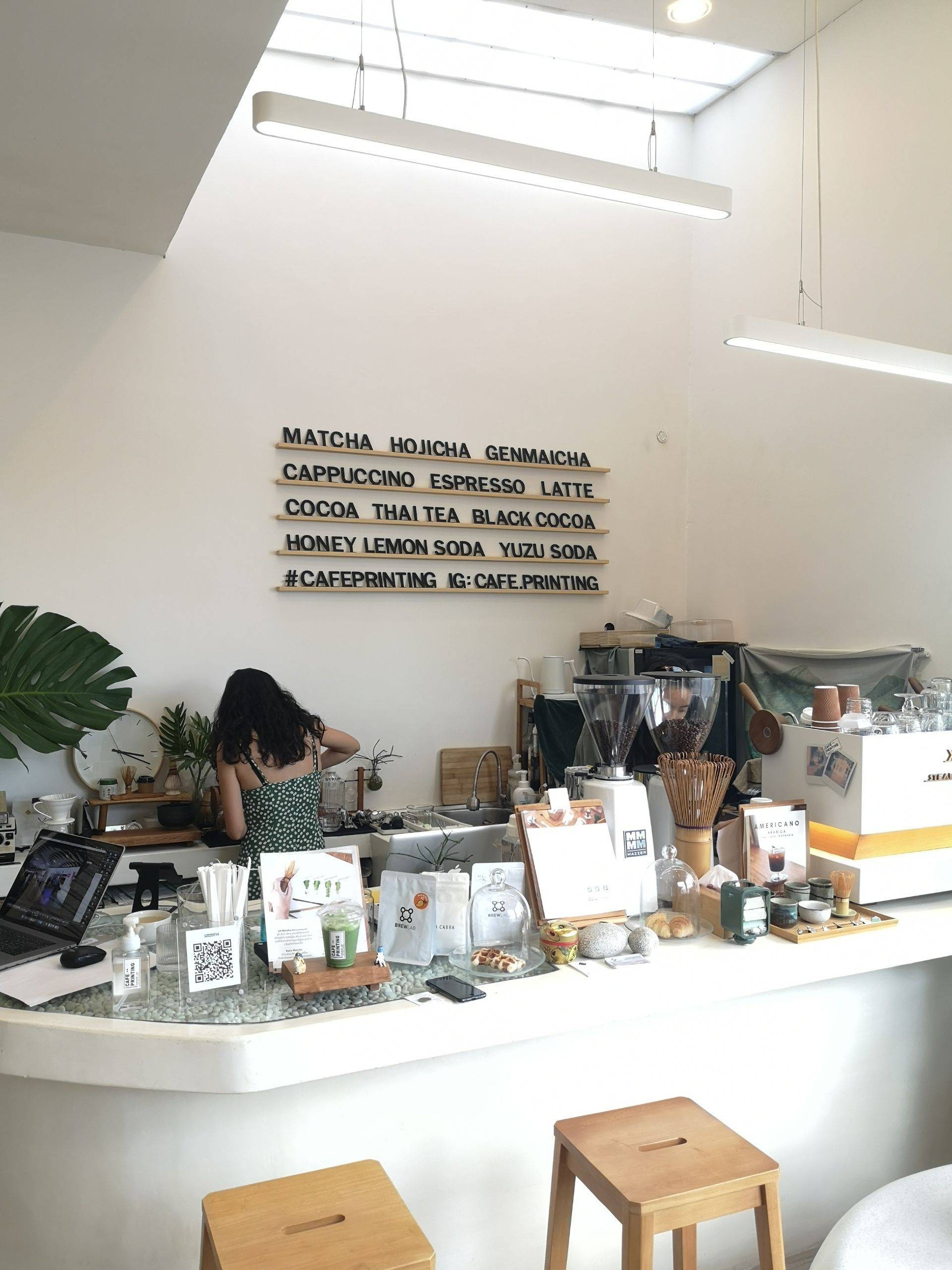 รีวิว CAFE PRINTING by Thanachok Printing - Dirty signature เป็นนม ...