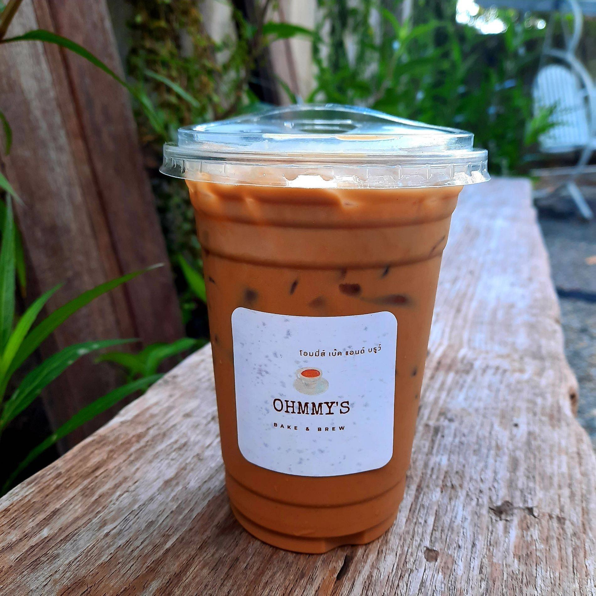 กาแฟเย็น (Thai Iced Coffee) • image ร้าน OHMMY'S HOMEMADE BURGER ถนน บำรุงราษฎร์