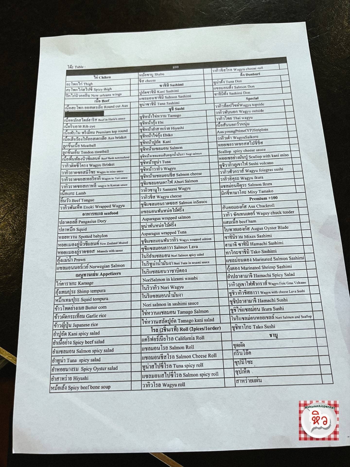 รูป Haris’พรีเมียม บุฟเฟ่ต์