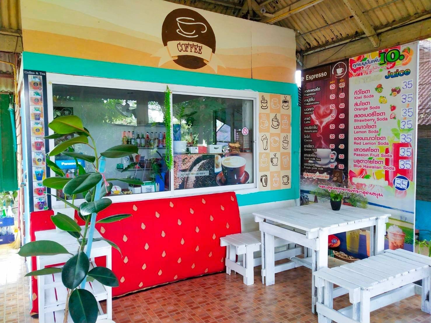 รีวิว ลำดีคาเฟ่ Lum dee cafe - บรรยากาศ เย็นสบาย