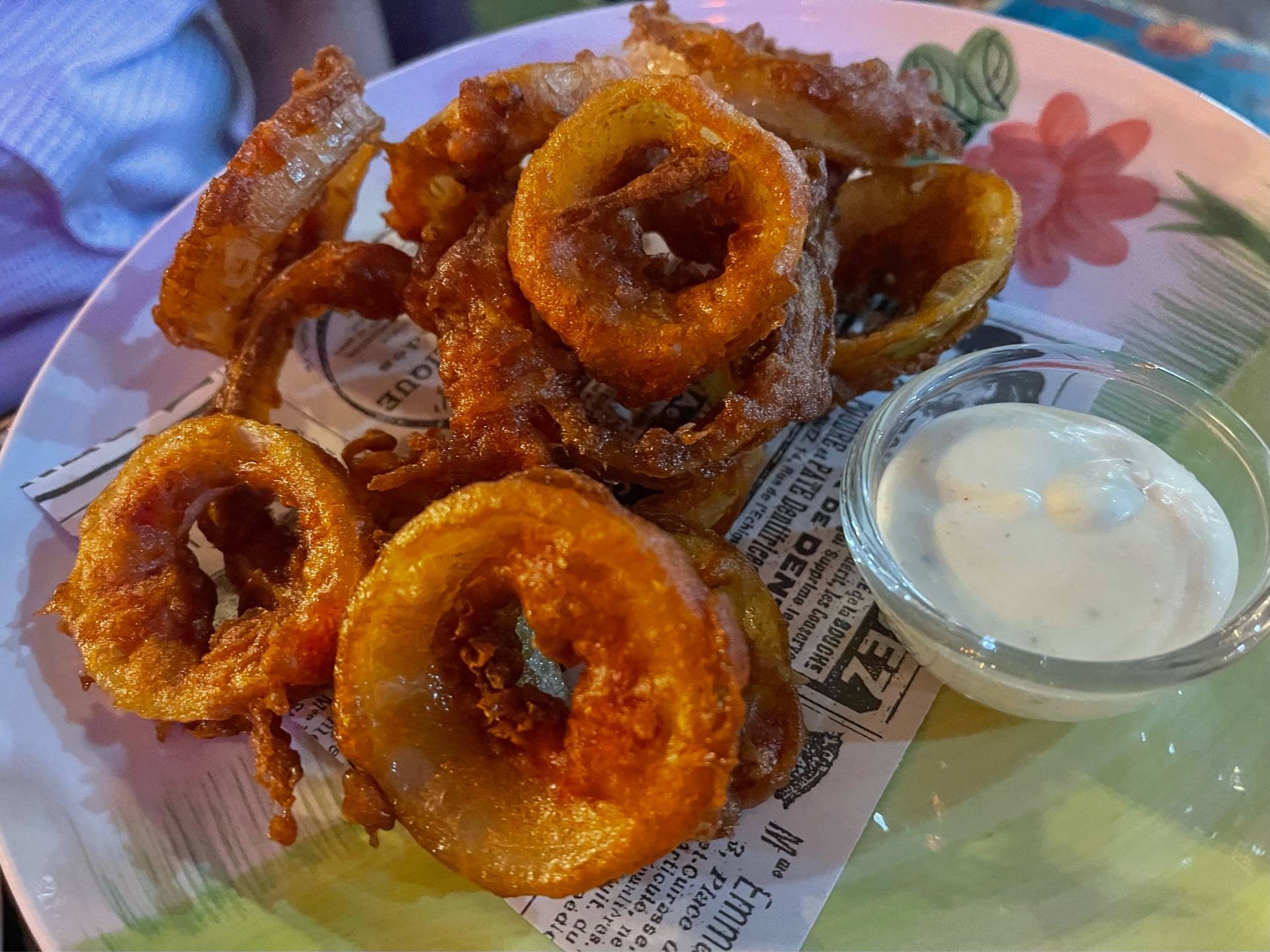 Onion ring ร้าน The Mexican