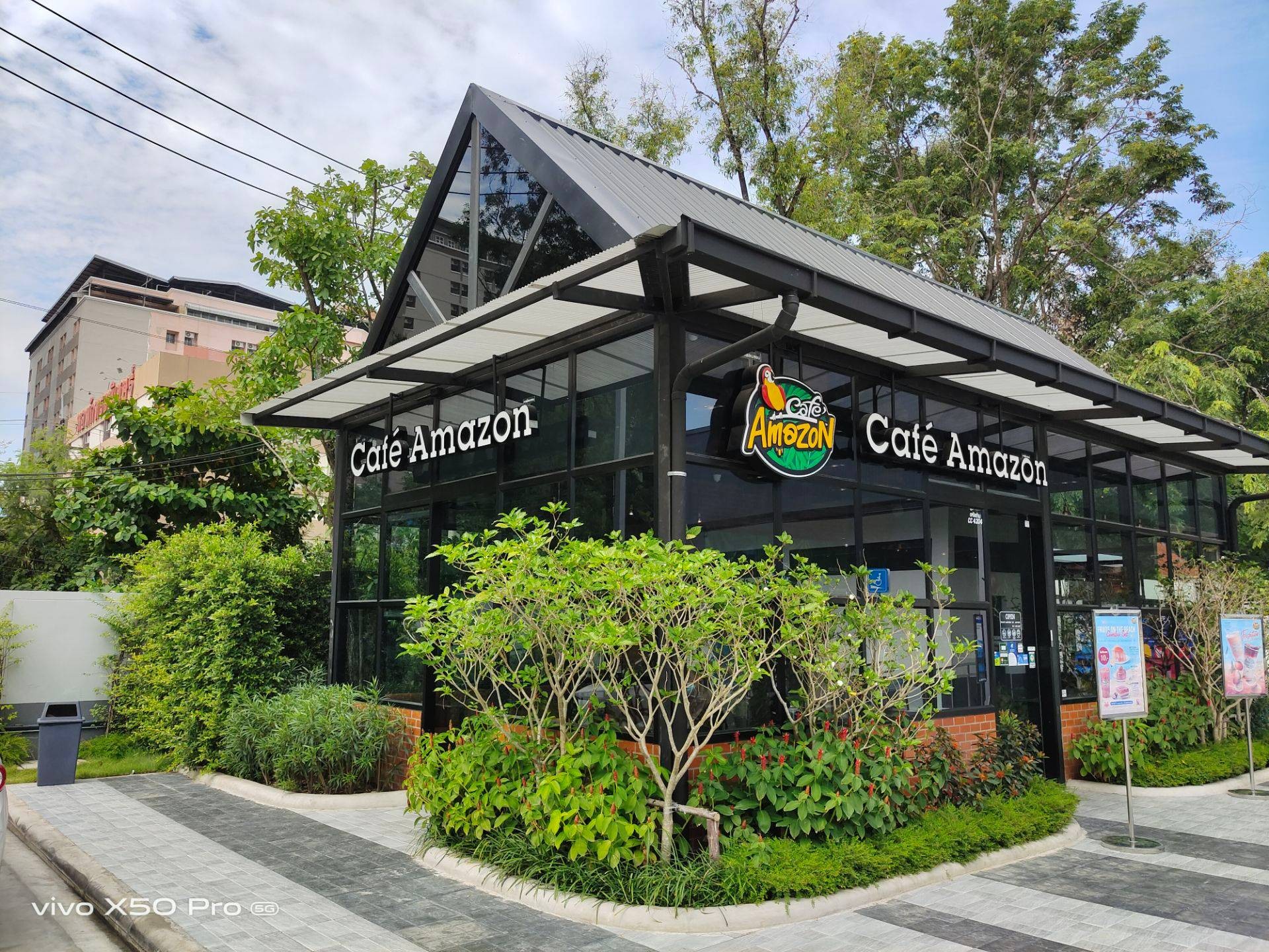 รีวิว Café Amazon - CC4204 สน.เพื่อสวัสดิการมหาวิทยาลัยธรรมศาสตร์ - บริการดี เงียบสงบ ...