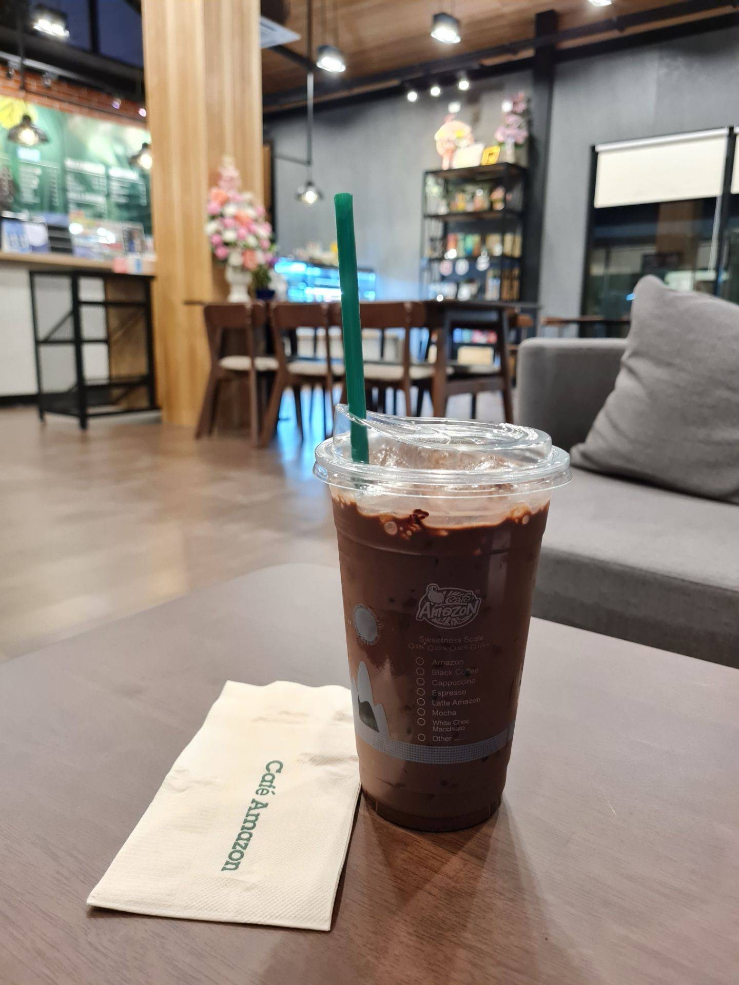 รีวิว Café Amazon - SD4263 เดอะการ์เด้น เลียบคลองประปา - ร้านนั่งสบาย บรรยากาศดี มีสวนด้านหลัง ...