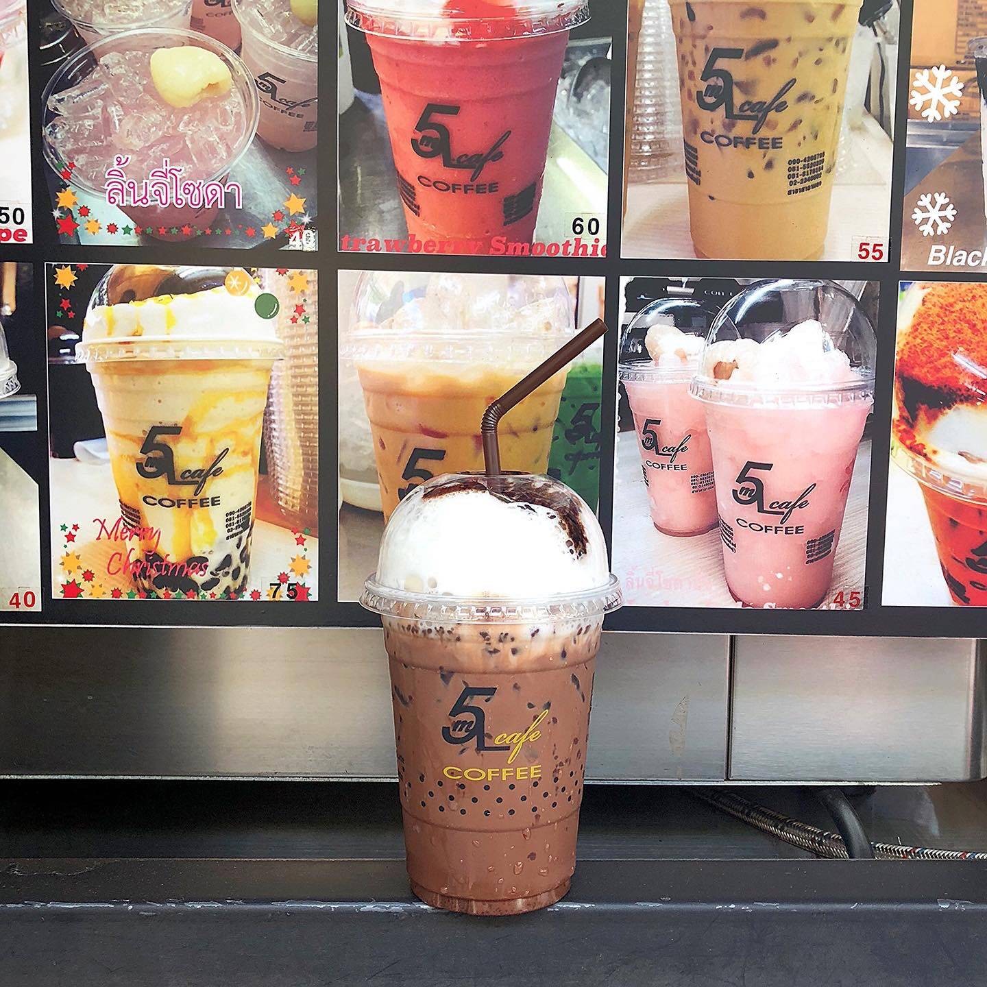 รีวิว 5ml Cafe And Coffee - ร้านน้ำข้างทางง่ายๆ ที่แนะนำให้ลองโกโก้