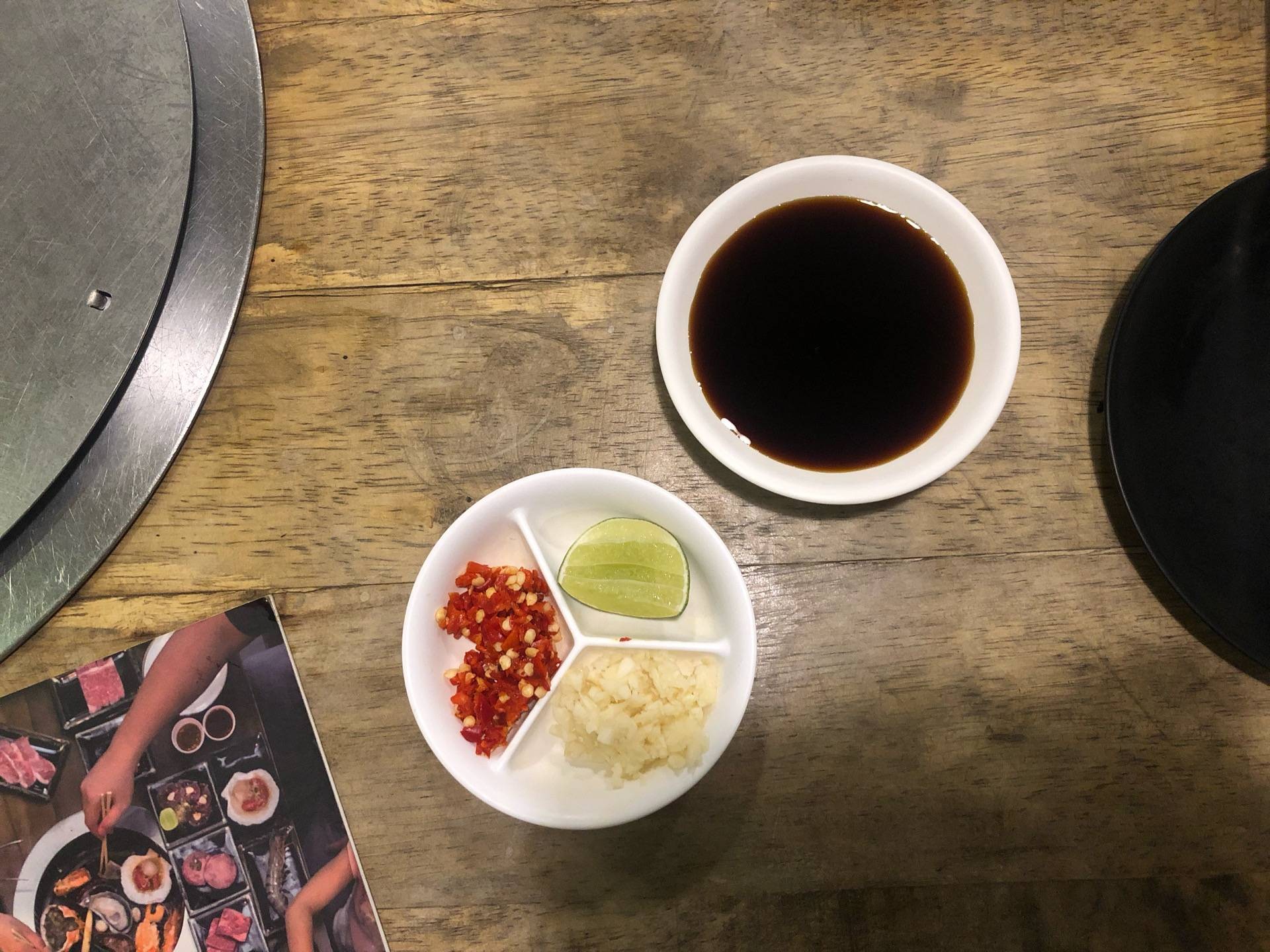 กระเทียม พริก ร้าน Guru Gyuu Delivery ( กูรูกิว สาขาสะพานควาย ) - Wongnai