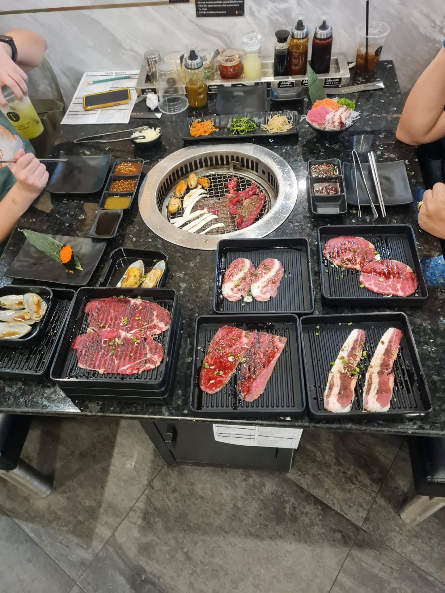 รีวิว Tenjo Sushi & Yakiniku Premium Buffet Terminal 21 - นานๆกินที ...