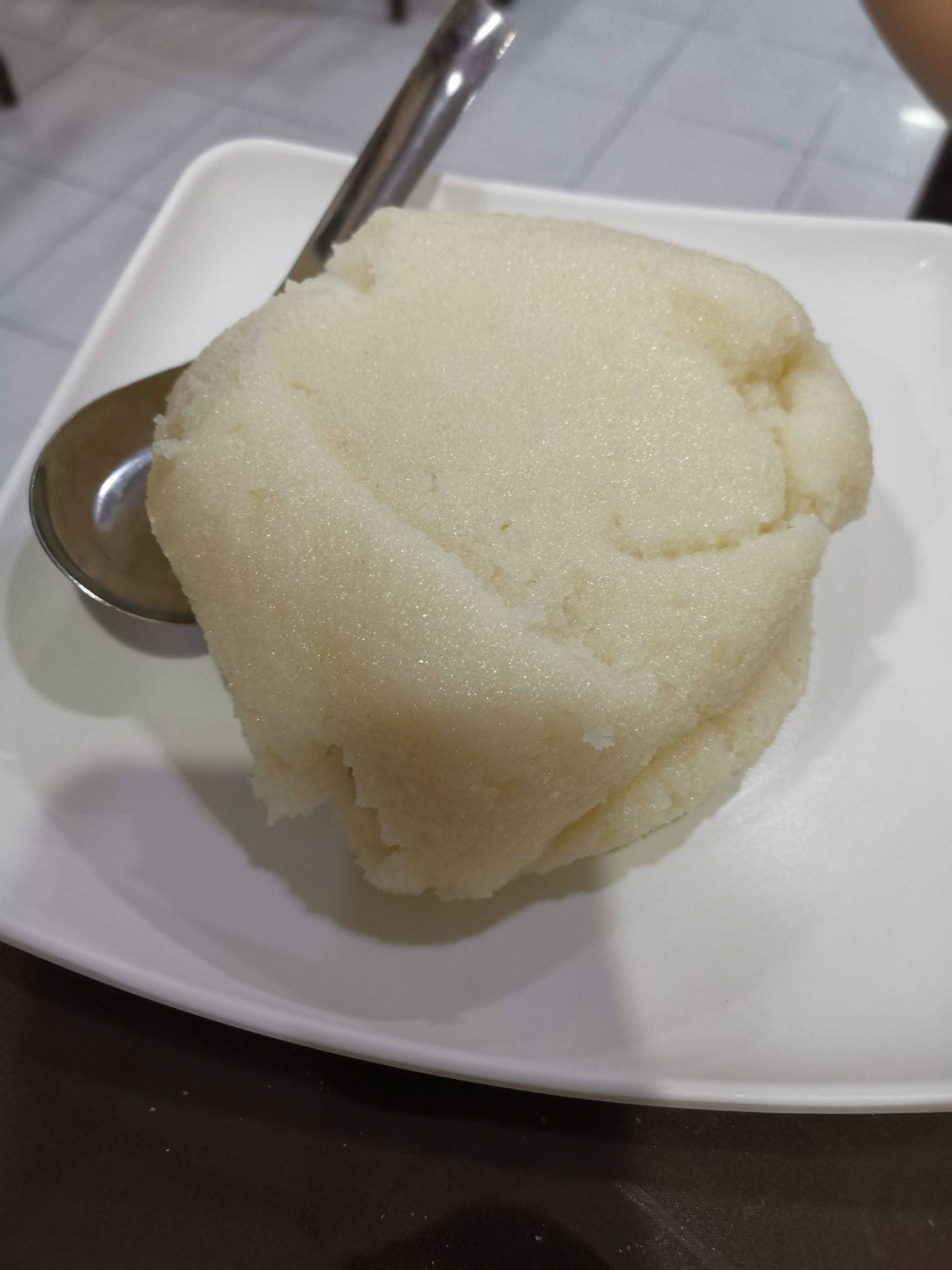 Fufu Ugali (ฟูฟู หรือ อูกาลี่) ร้าน SAIMA FOOD MASTER (ไซม่าฟู้ด ...
