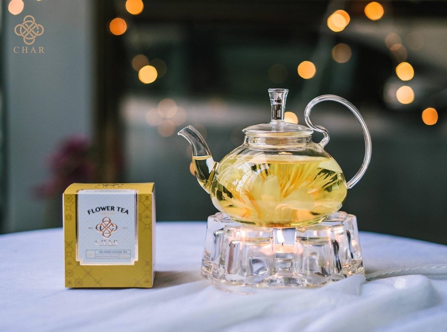 CHAR Lotus Tea ( ชาดอกบัว ) • image ร้าน Char Flower Tea Central Embassy