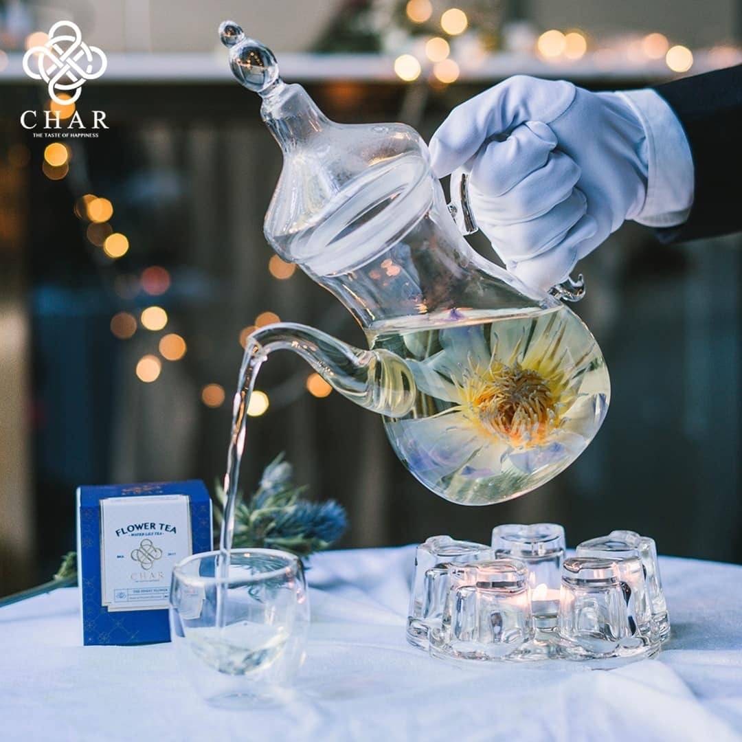 CHAR Water Lily ( ชาดอกบัวสาย ) • image ร้าน Char Flower Tea Central ...