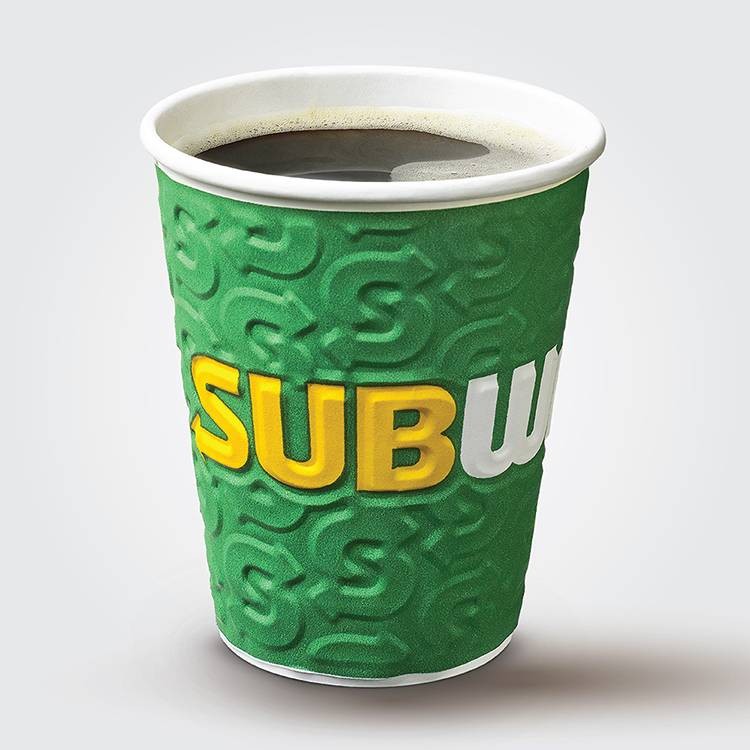 Hot Coffee - Americano ร้าน Subway พีทีที สเตชั่น เมืองทองธานี