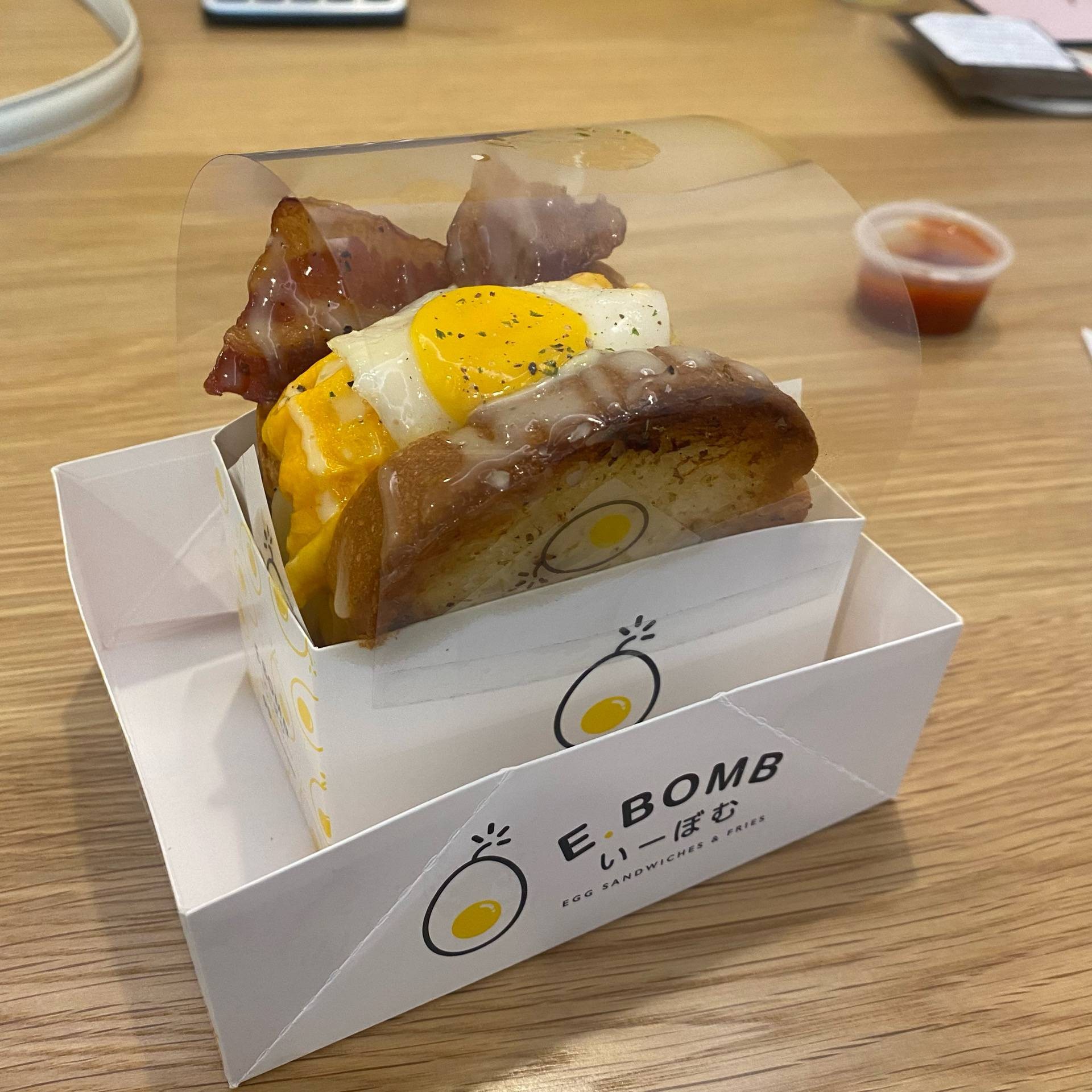 รูป EBOMB Egg Sandwiches & Fries สยามสแควร์ ซอย 3
