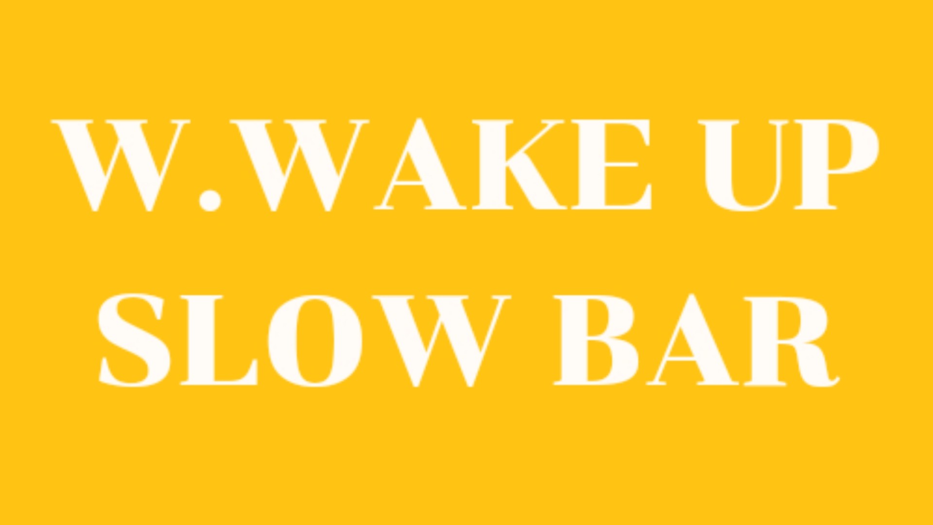 W.wake up slow bar วี.เวค อัพ สโลว์ บาร์ - สั่งอาหารเดลิเวอรี | Wongnai ...