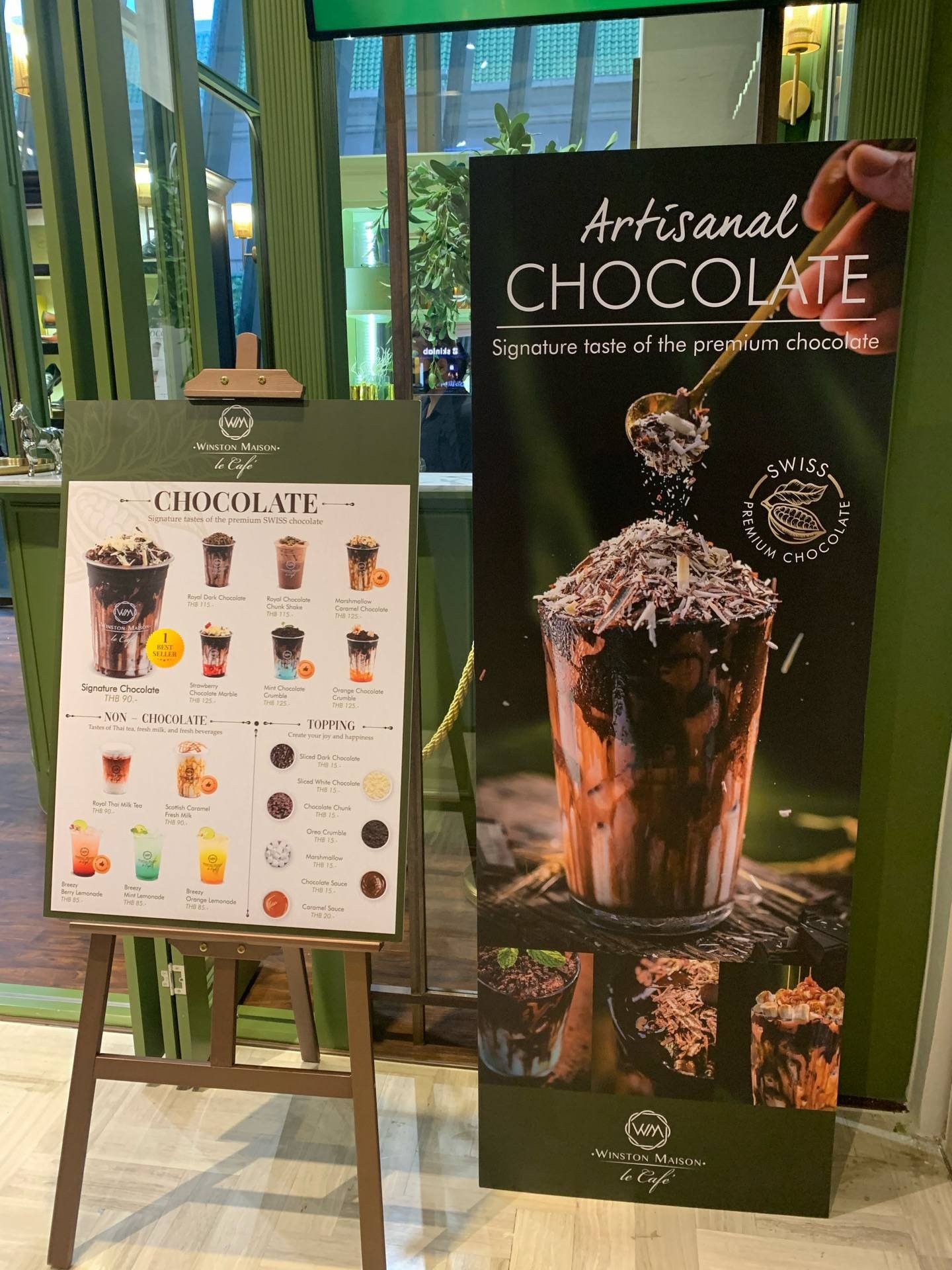 ร้าน Winston Maison Le Café Gaysorn Tower | รีวิวร้านอาหาร