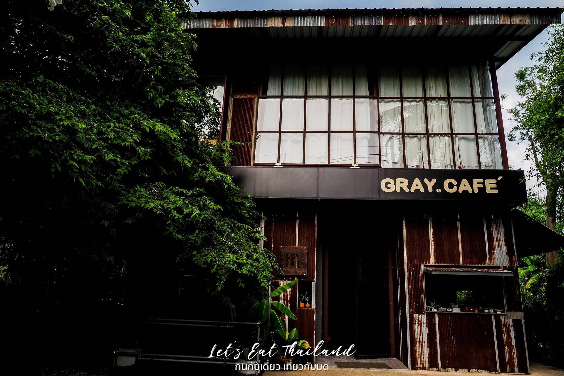 รีวิว GRAY 18 CAFE Traveller ตรงข้ามทางเข้าชินตา โรงเรียนพรศิริกุลเก่า - กาแฟดี ร้านสวยยยย - Wongnai